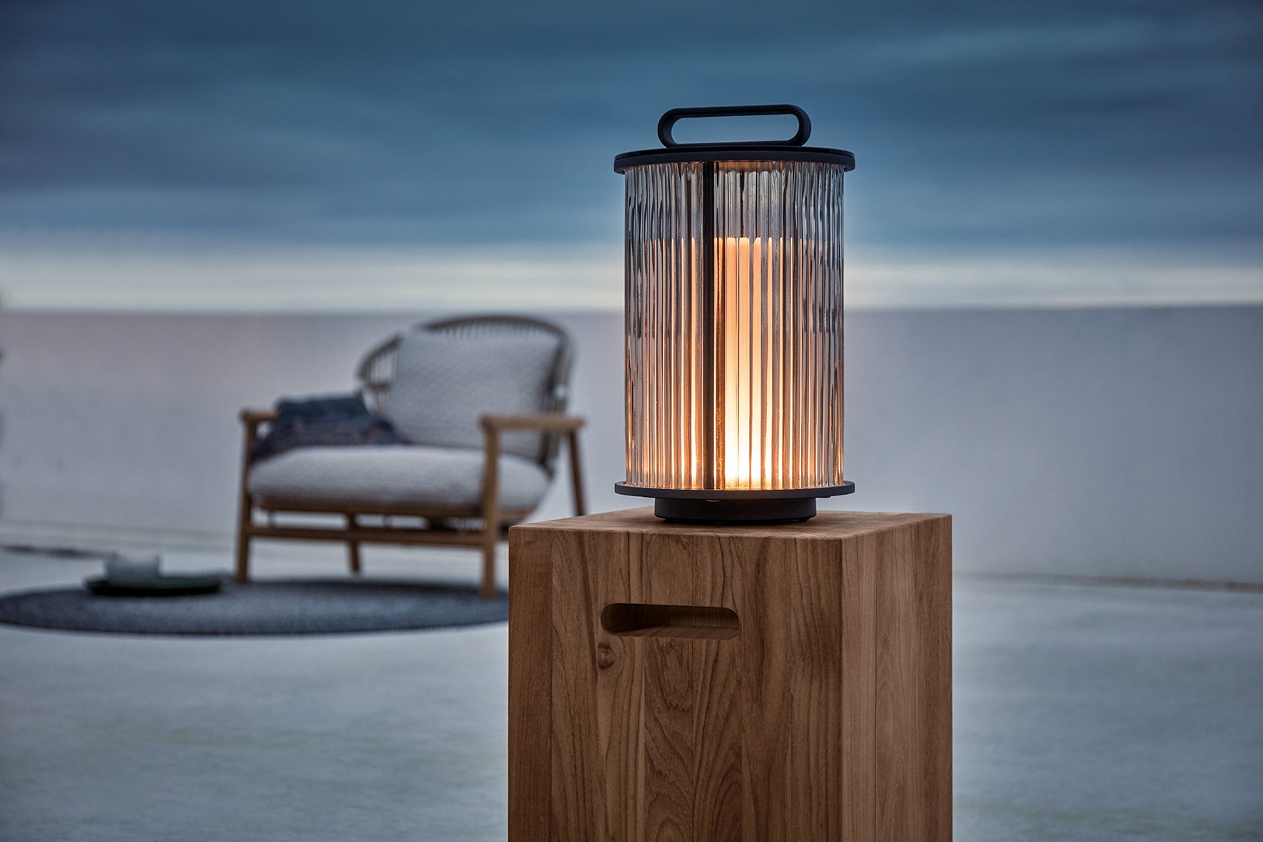 Small Glass Lantern – Barr design ehf.